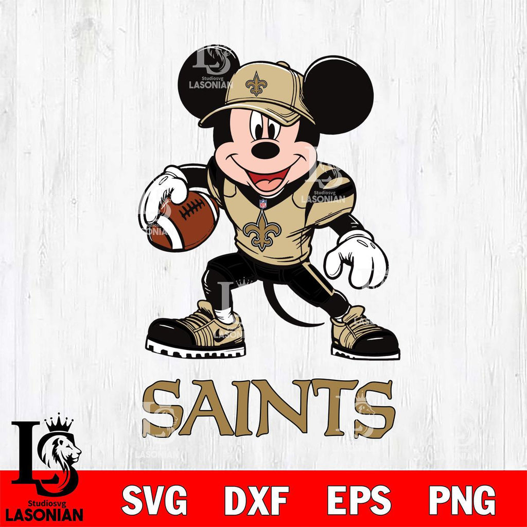 New Orleans Saints Mikey Mouse Disney – lasoniansvg