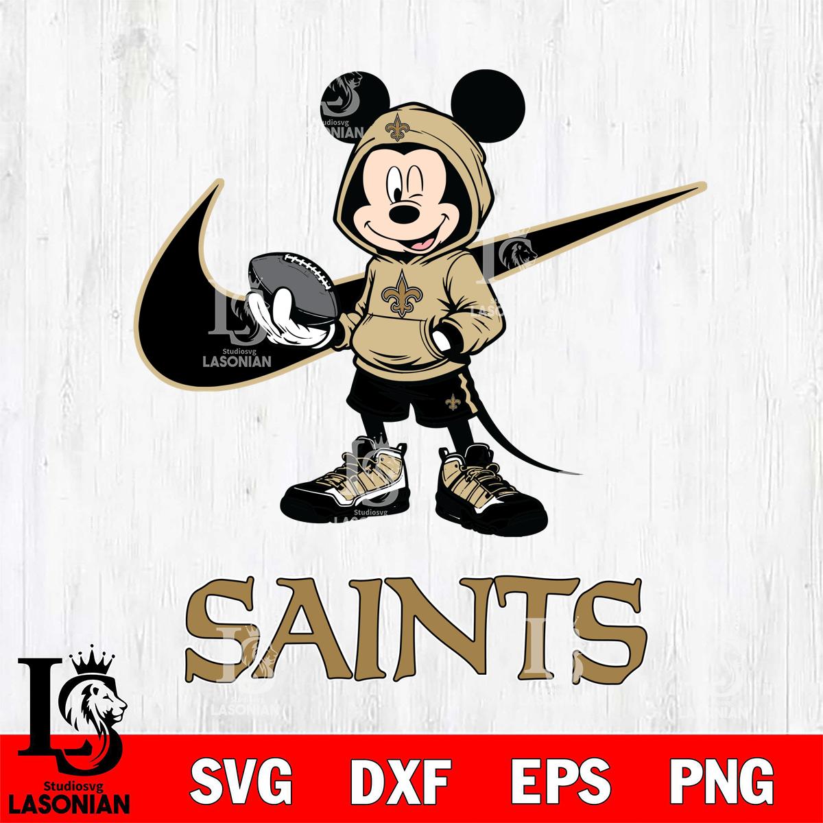 New Orleans Saints Mikey Mouse Disney NIKE – lasoniansvg