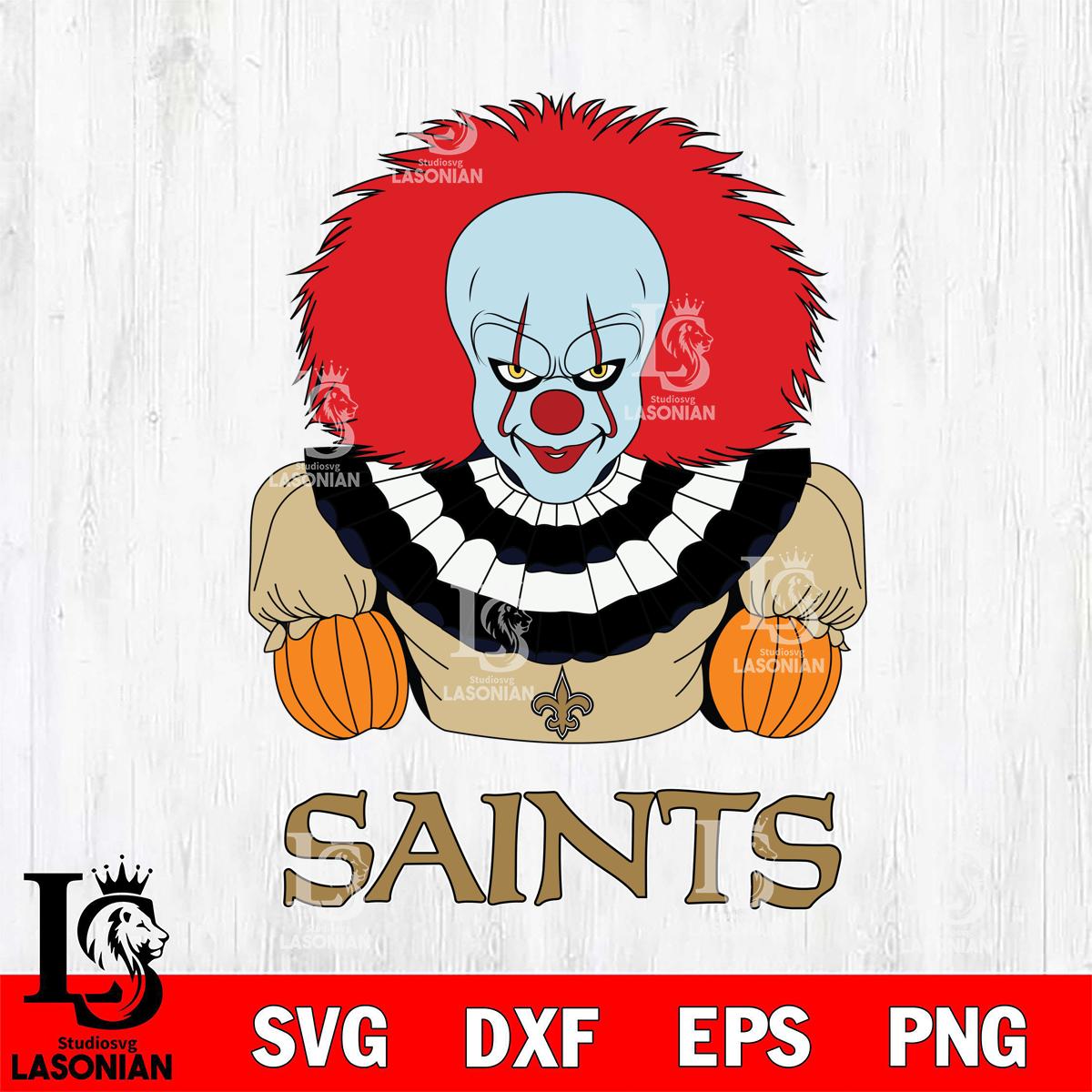 New Orleans Saints Pennywise Horror Sport 3 – lasoniansvg