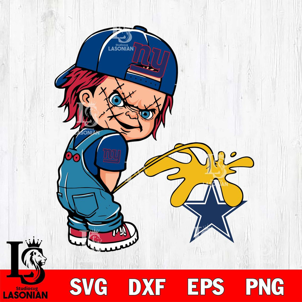 New York Giants Chucky Piss On Dallas Cowboys – lasoniansvg
