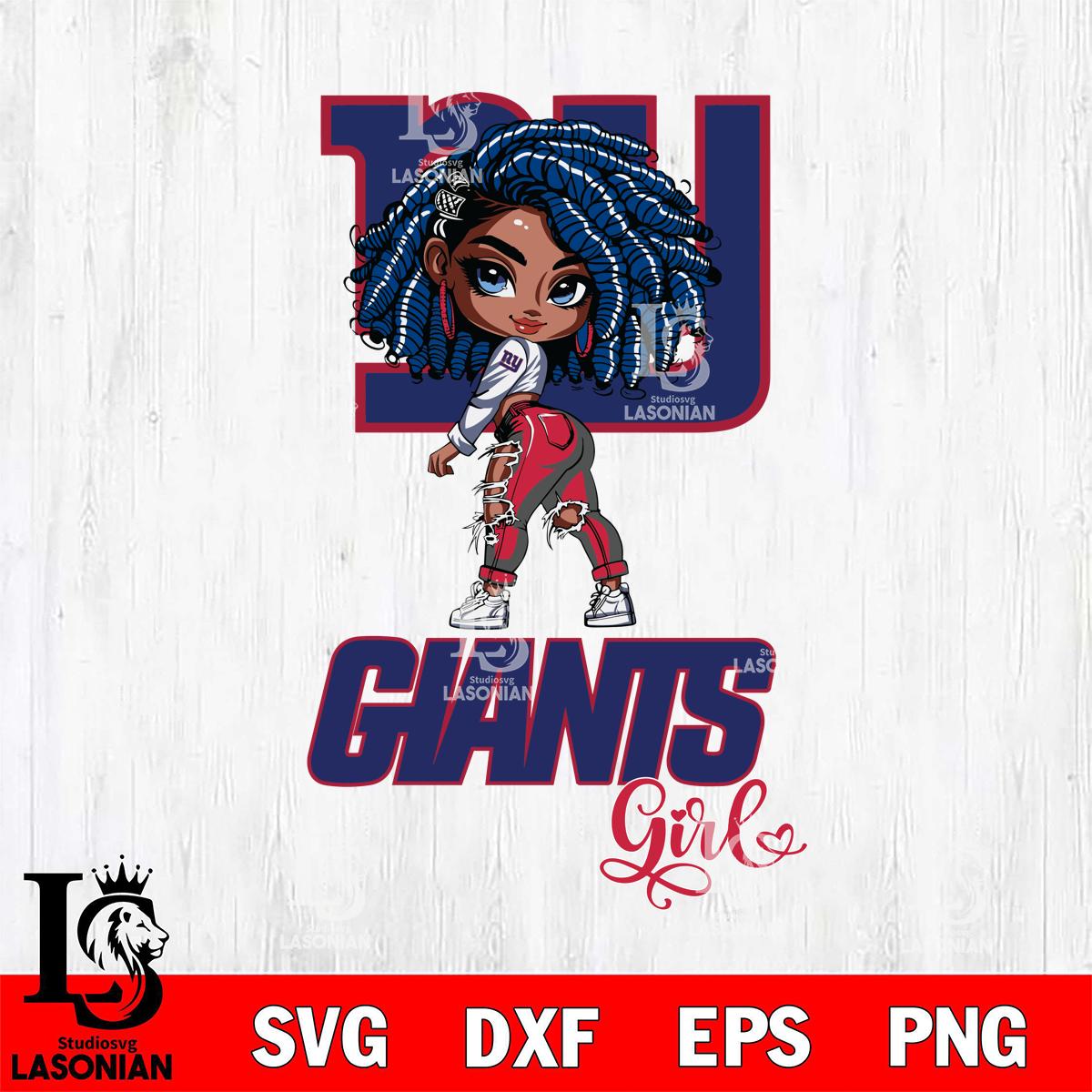 New York Giants Fan Girl – lasoniansvg