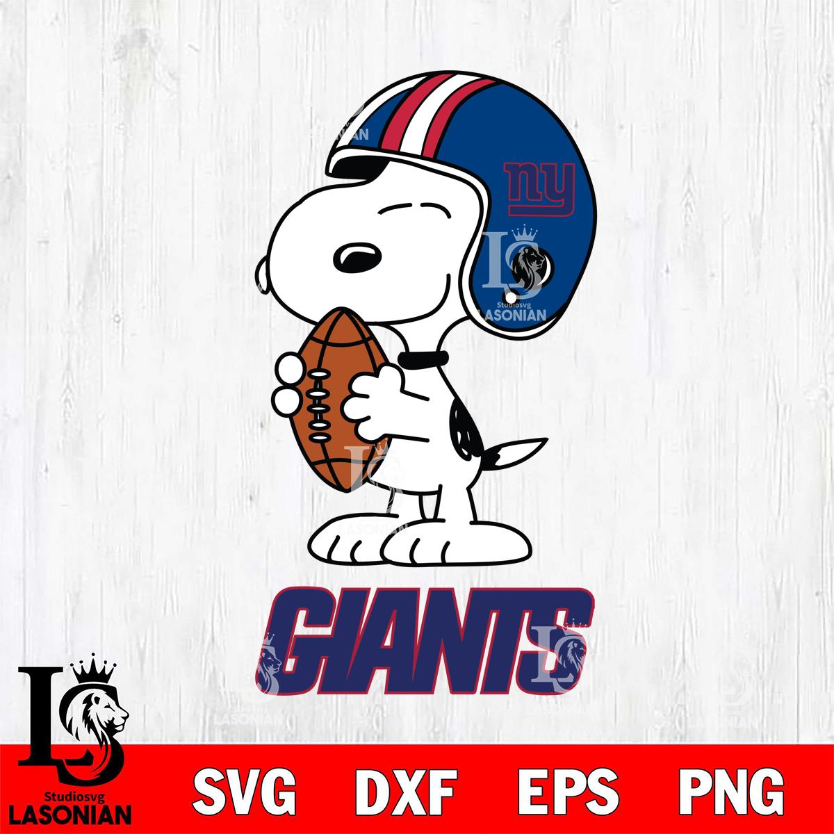 New York Giants Snoopy Rugby – lasoniansvg