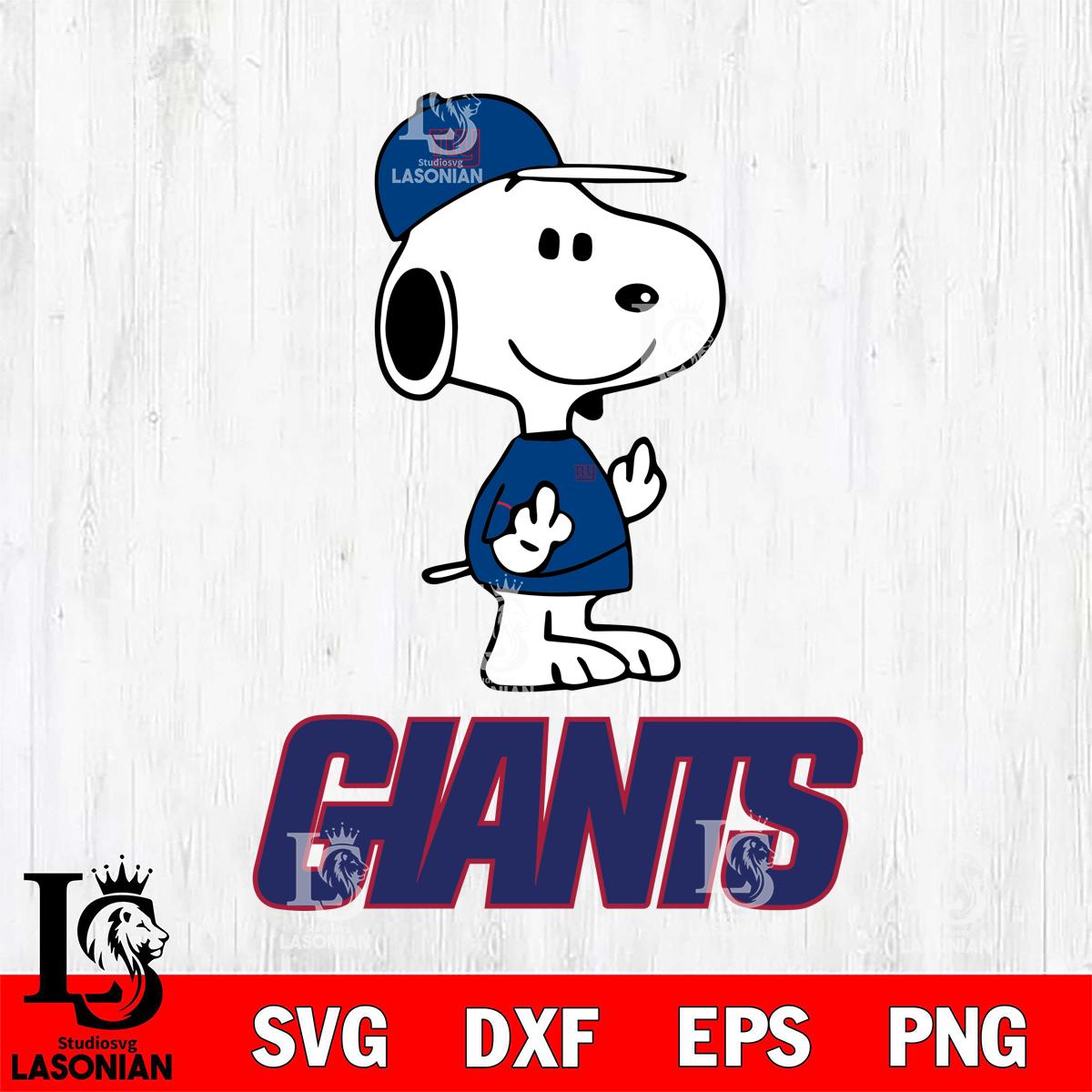 New York Giants Snoopy Sport 8 – lasoniansvg