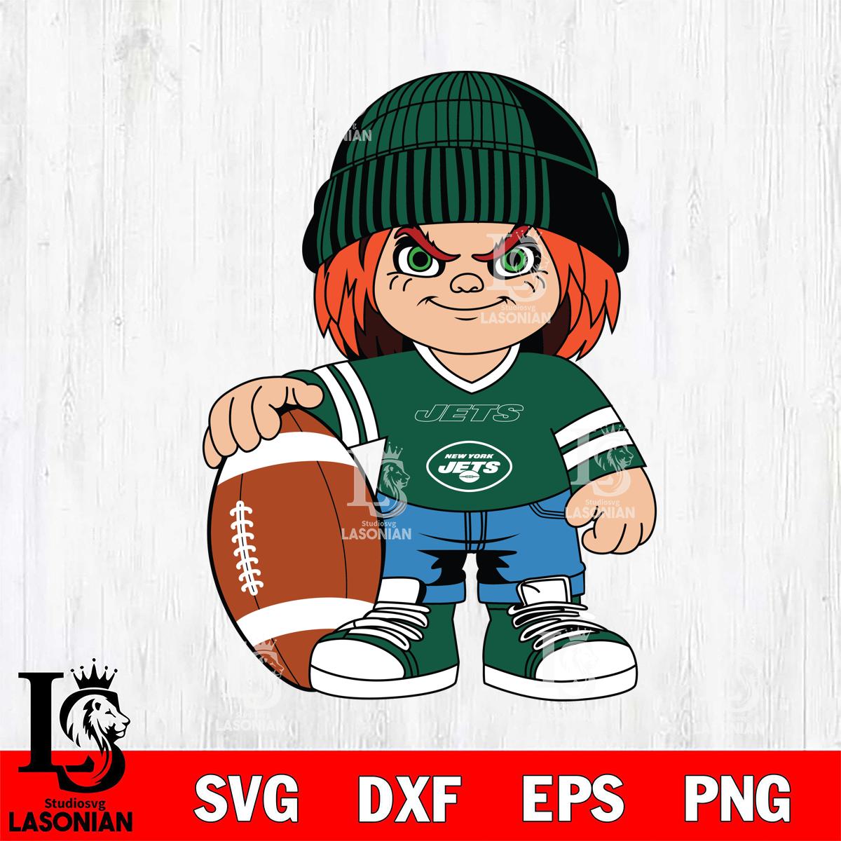 New York Jets Chucky Horror 4 – lasoniansvg