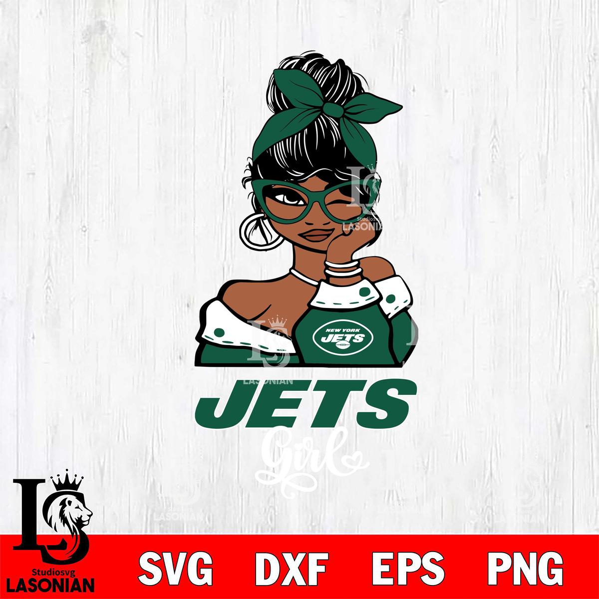 New York Jets Fan Girl – lasoniansvg