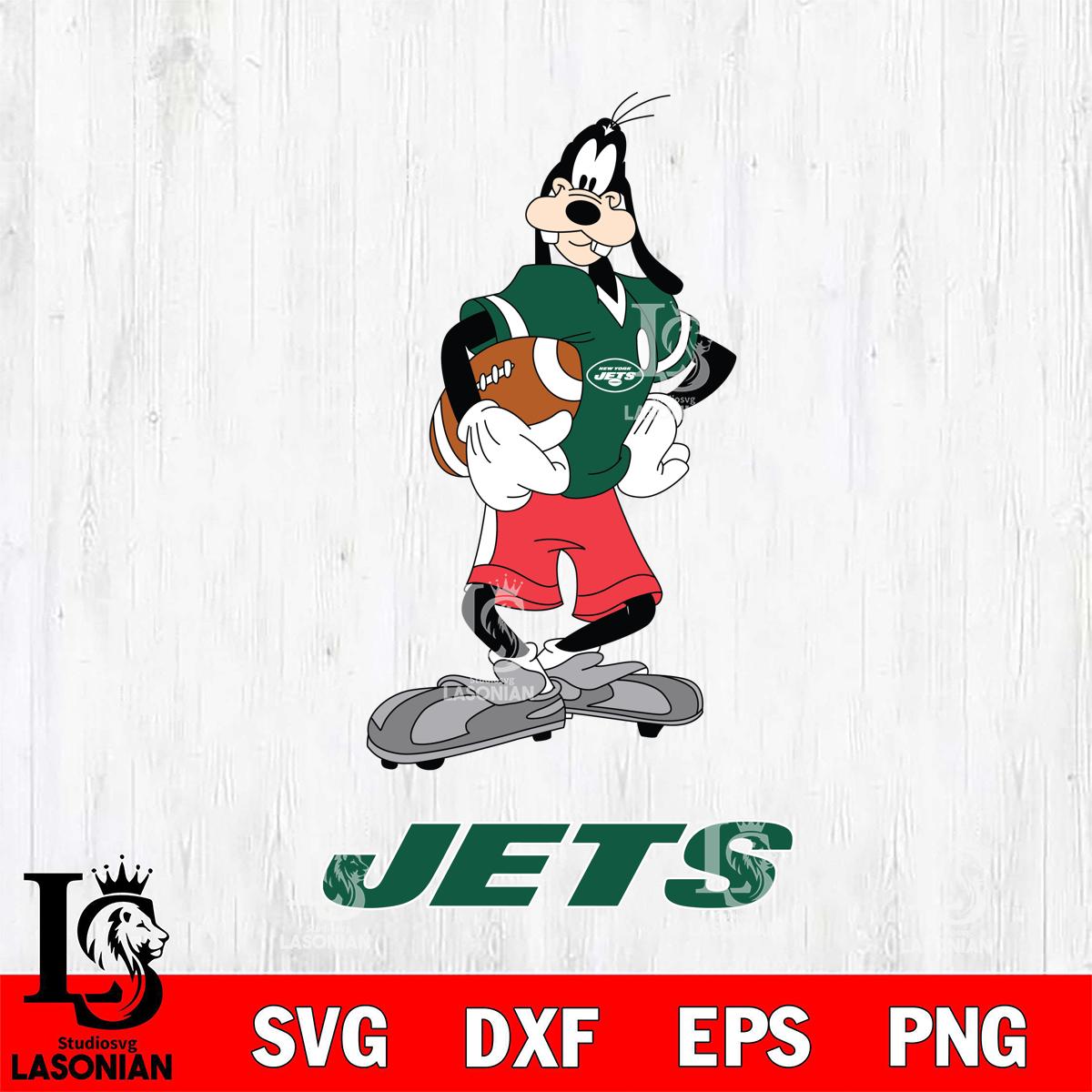 New York Jets Goofy Player – lasoniansvg