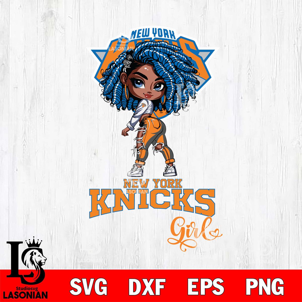 New York Knicks Fan Girl – lasoniansvg
