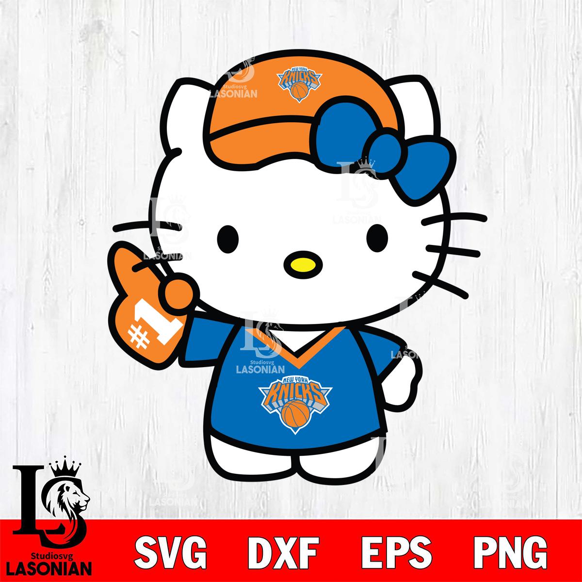 New York Knicks Hello Kitty basketball 2 – lasoniansvg