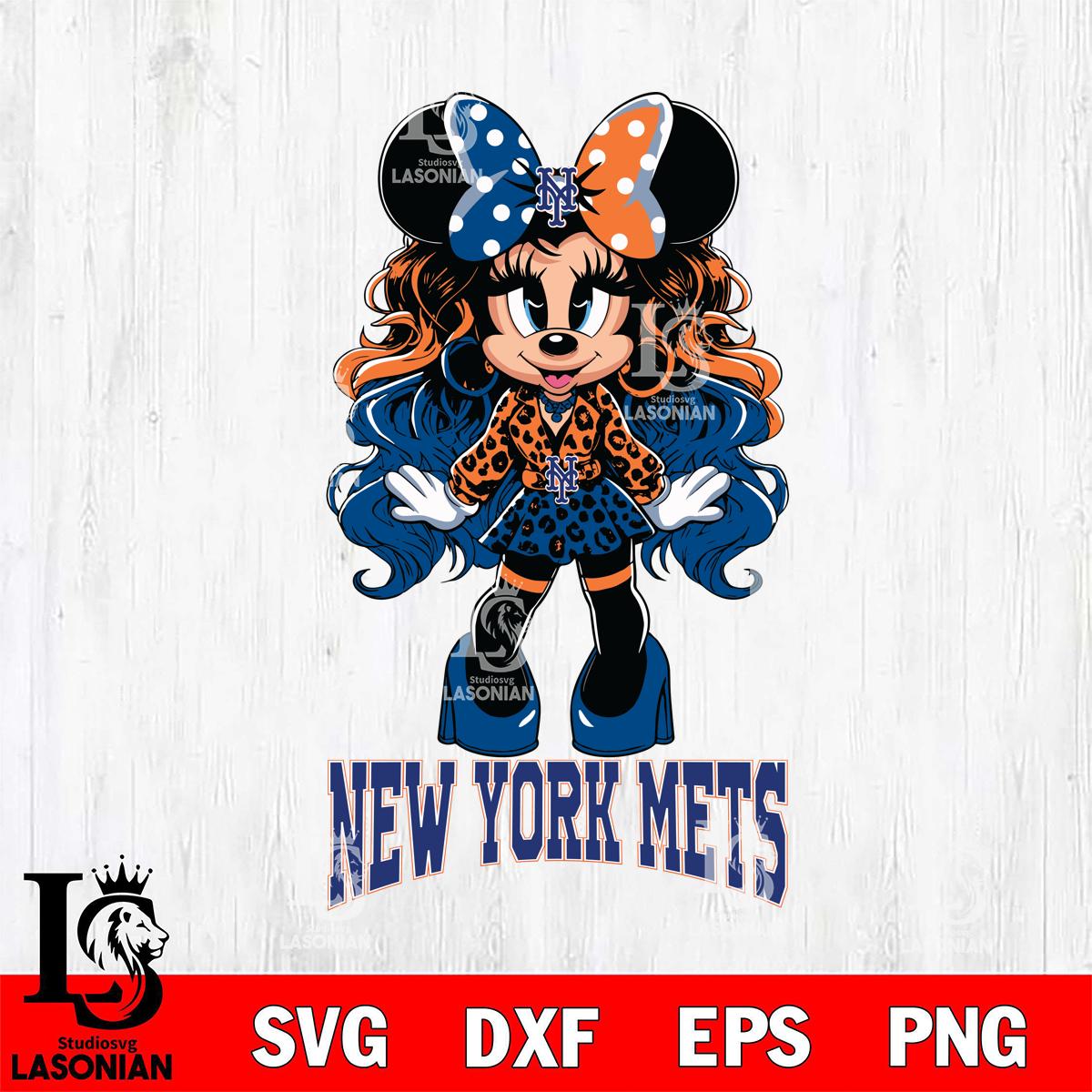New York Mets Beauty Minnie Mouse – lasoniansvg