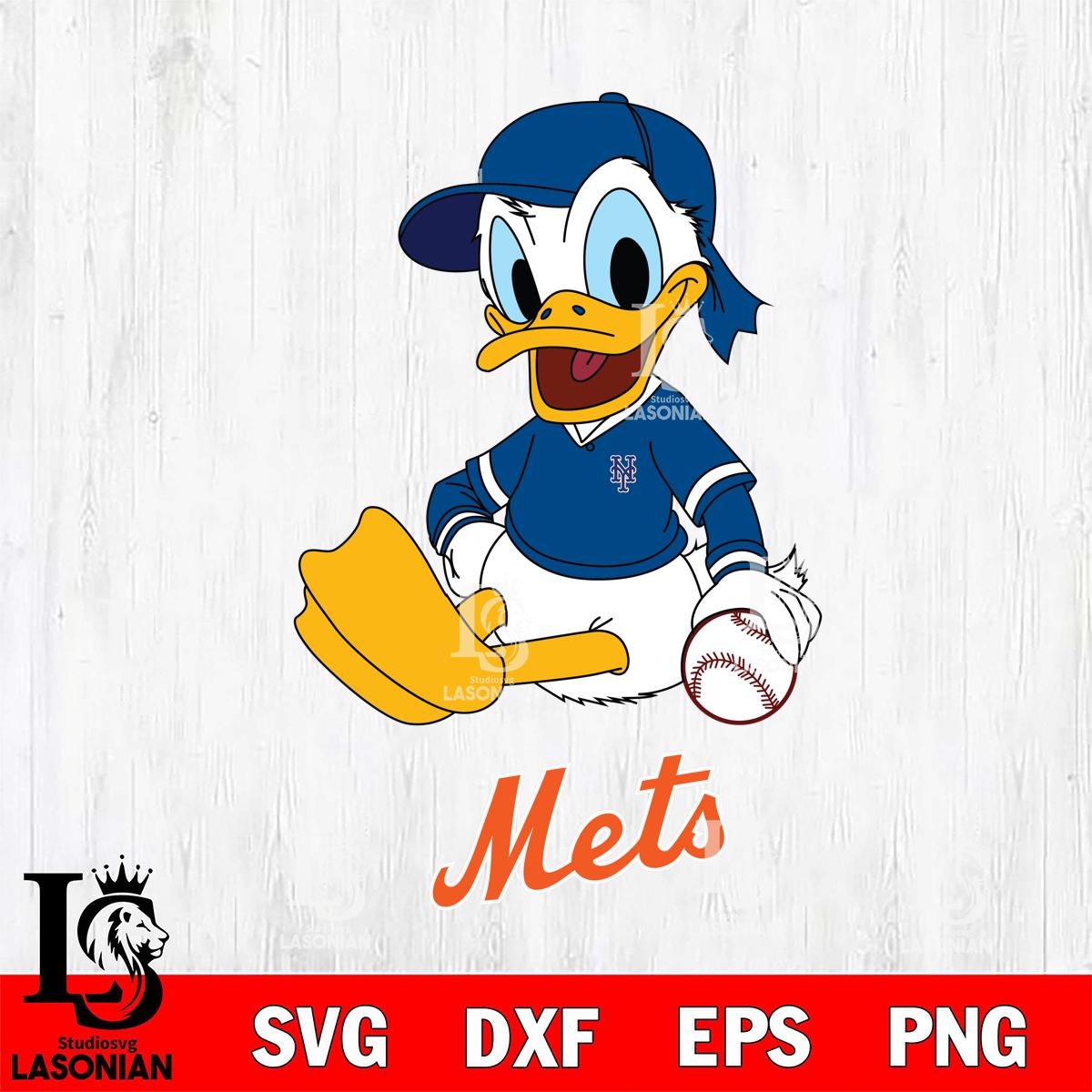 New York Mets Donald Duck Baseball hat – lasoniansvg