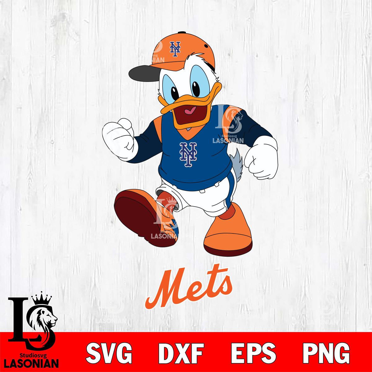 New York Mets Donald Duck Baseball walk – lasoniansvg