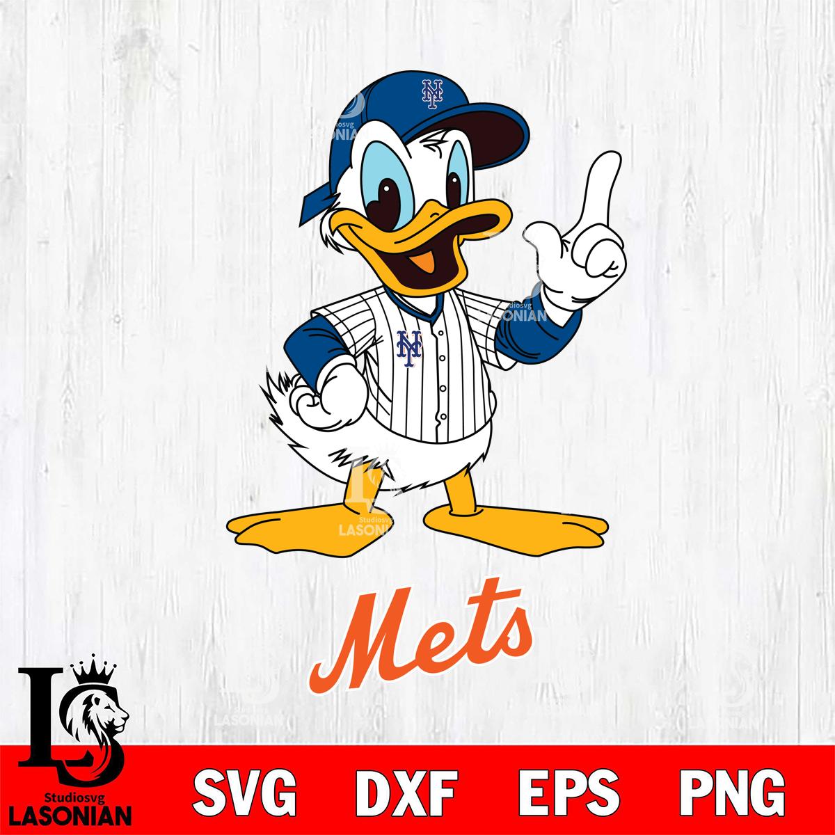 New York Mets Donald Duck MLB – lasoniansvg