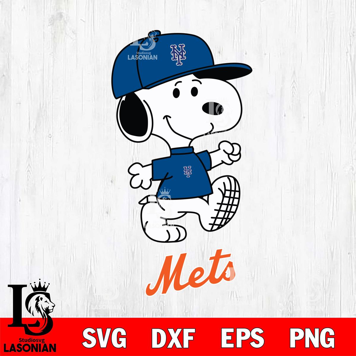 New York Mets Snoopy Baseball – lasoniansvg