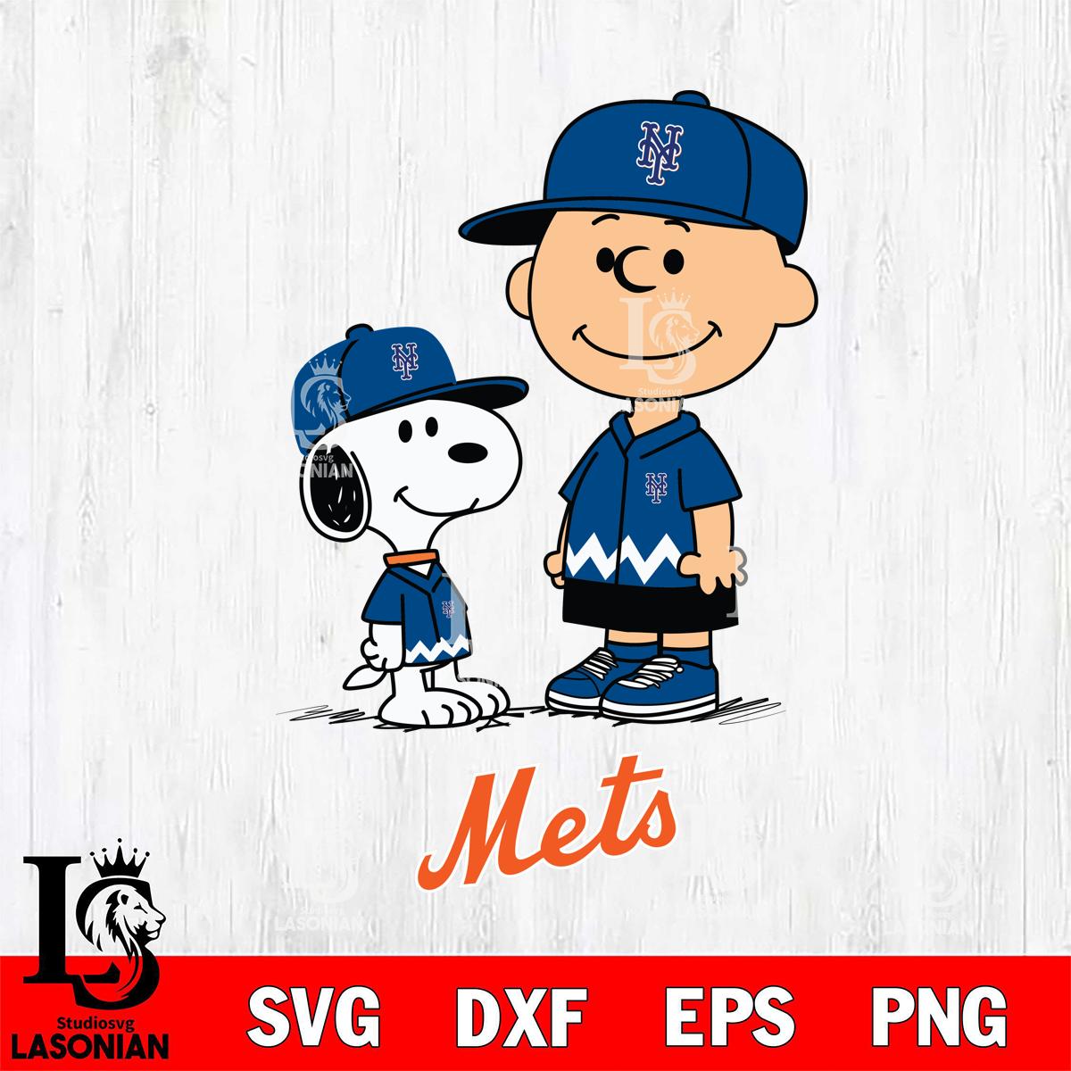 New York Mets snoopy and charlie brown Sport Baseball – lasoniansvg