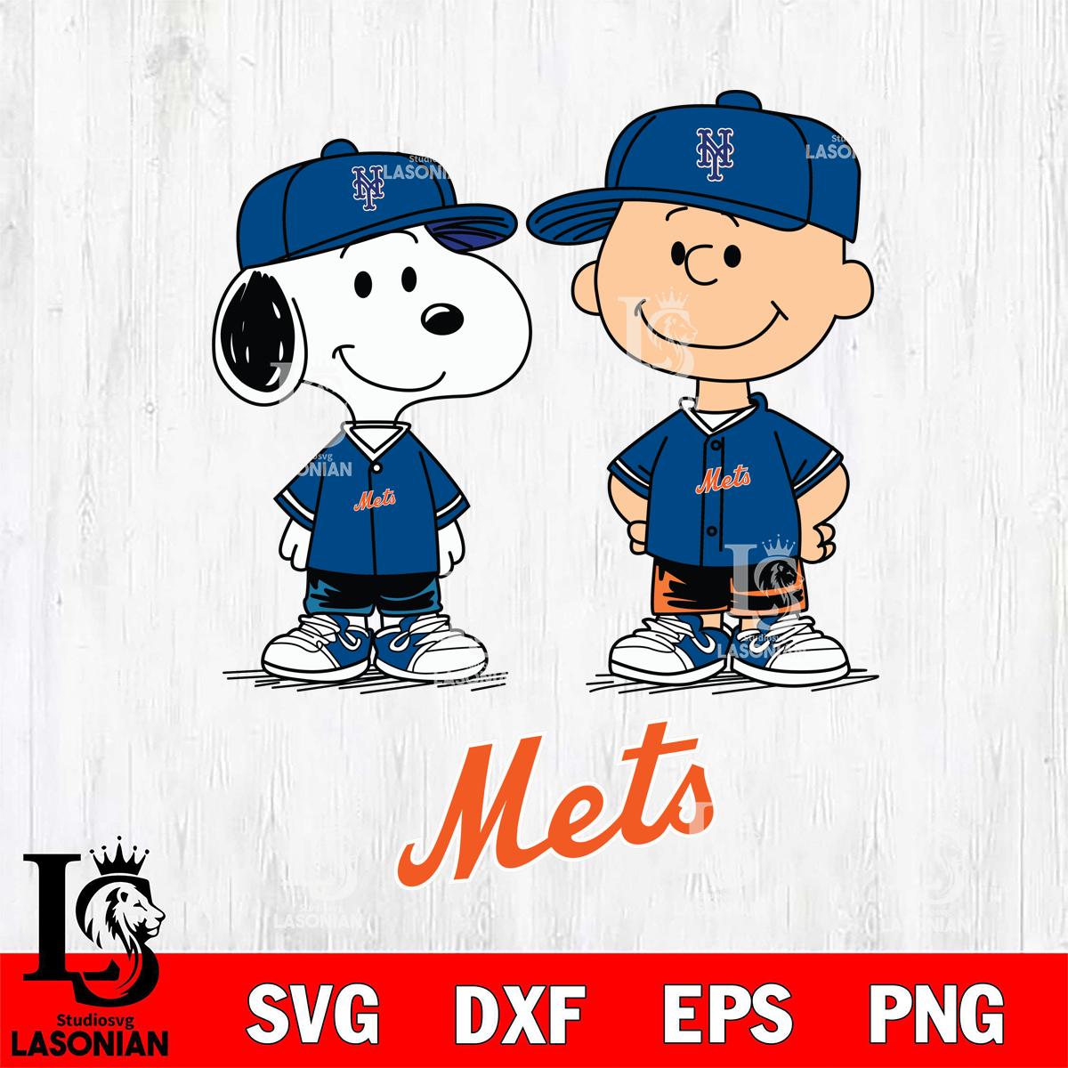New York Mets snoopy and charlie brown baseball – lasoniansvg