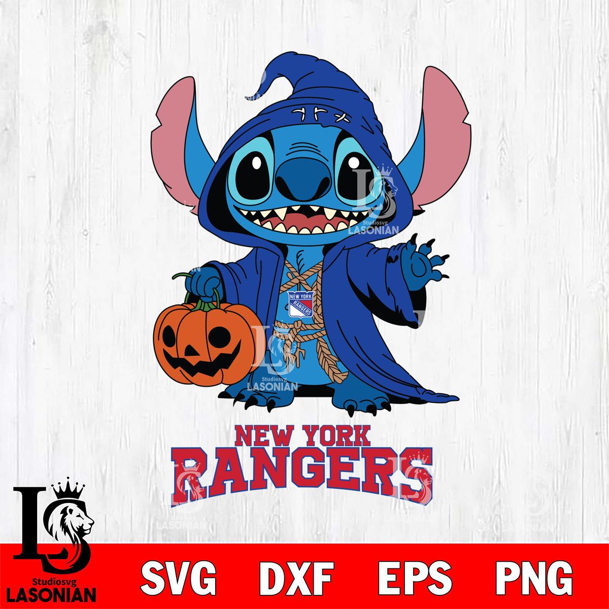 New York Rangers Stitch Horror – lasoniansvg