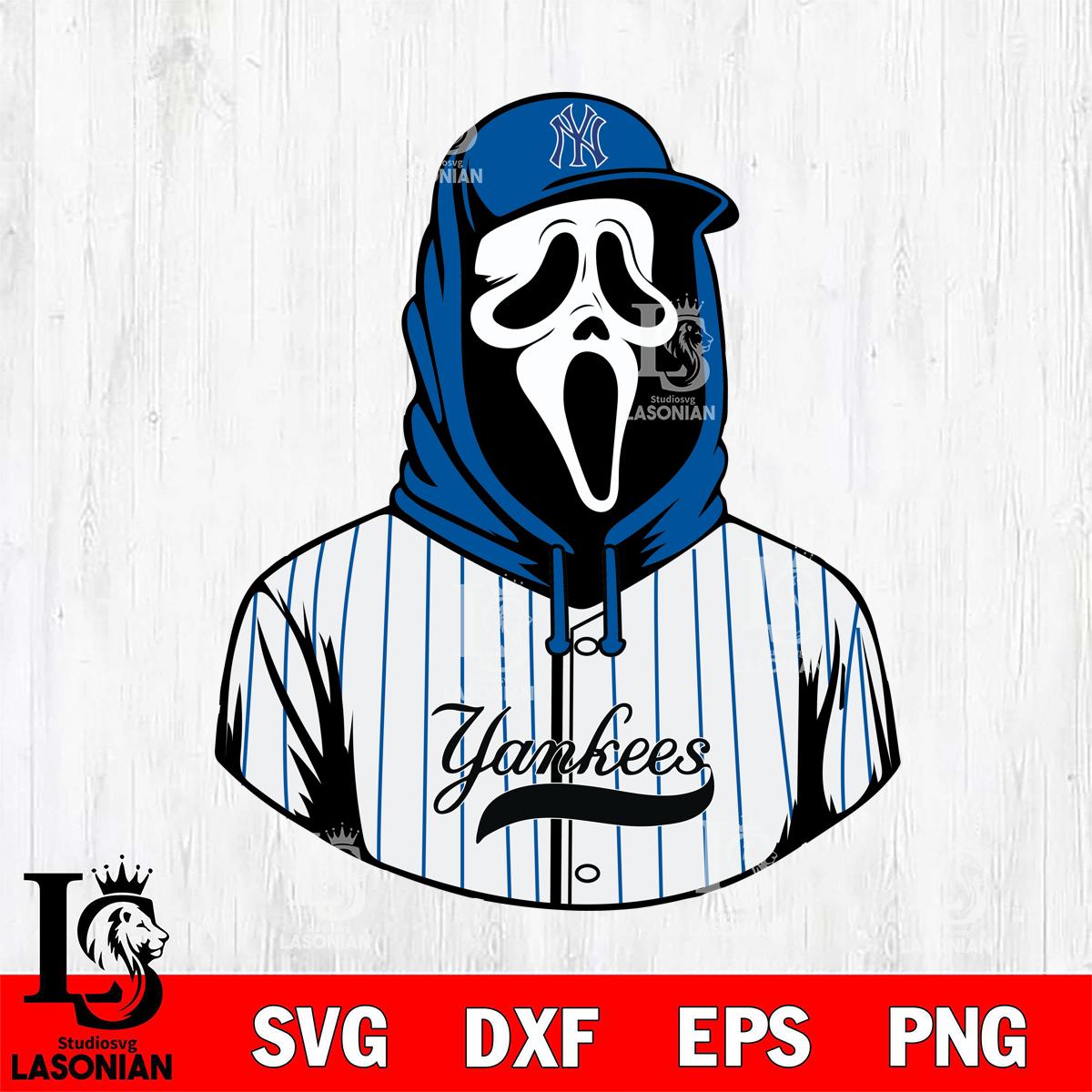 New York Yankees Ghostface 4 – lasoniansvg
