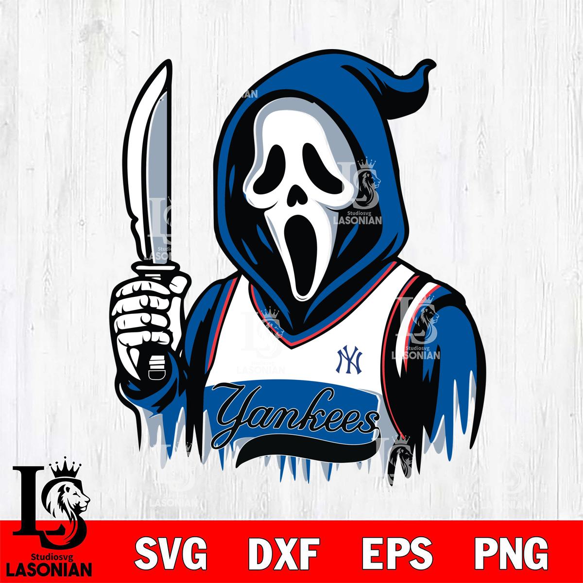 New York Yankees Ghostface 6 – lasoniansvg