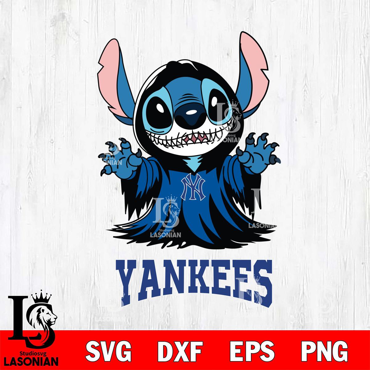 New York Yankees Stitch Ghost – lasoniansvg