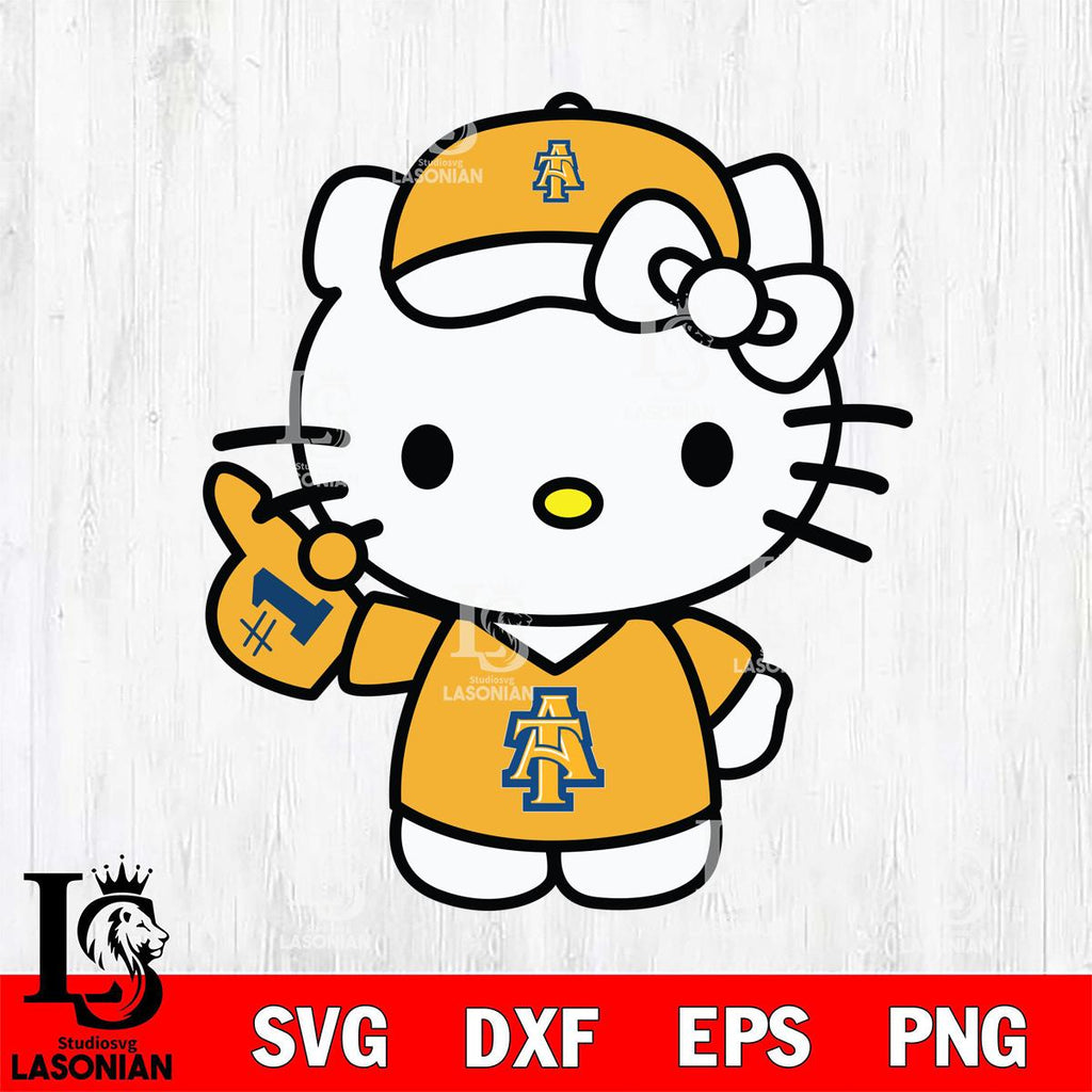 North Carolina A&T Hello Kitty sport 5 – lasoniansvg