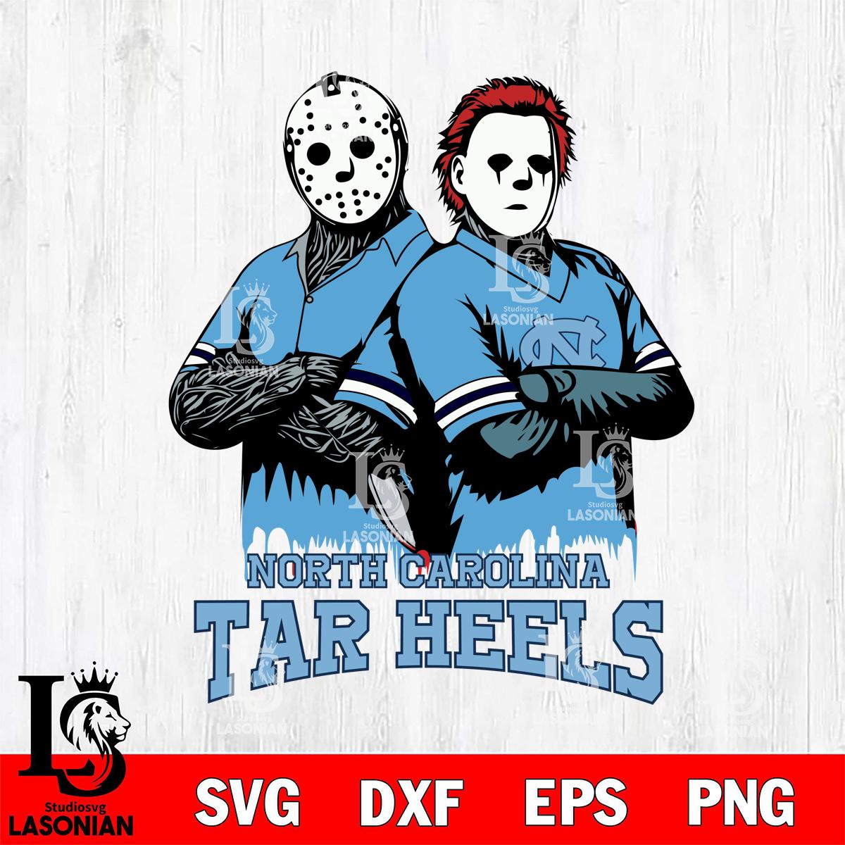 North Carolina Tar Heels Jason Voorhees 8 – lasoniansvg