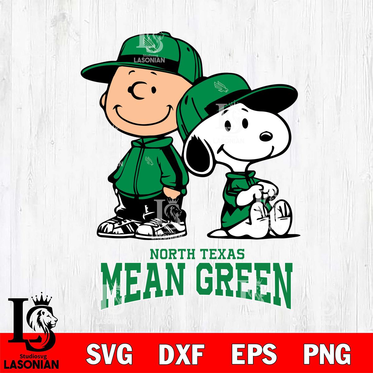 North Texas Mean Green Charlie Brown Snoopy Champions – lasoniansvg