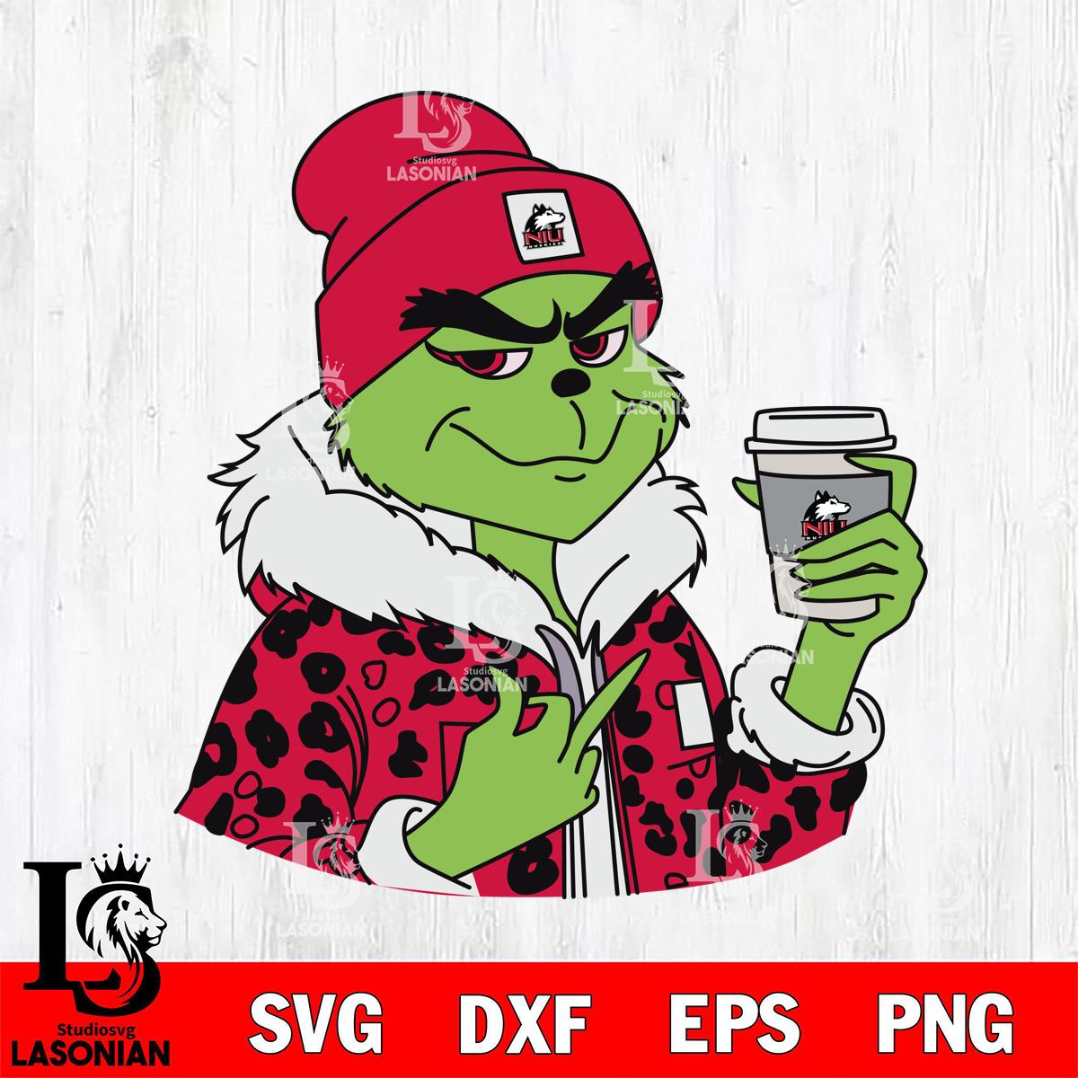 Northern Illinois Huskies Boujee Grinch 7 – lasoniansvg