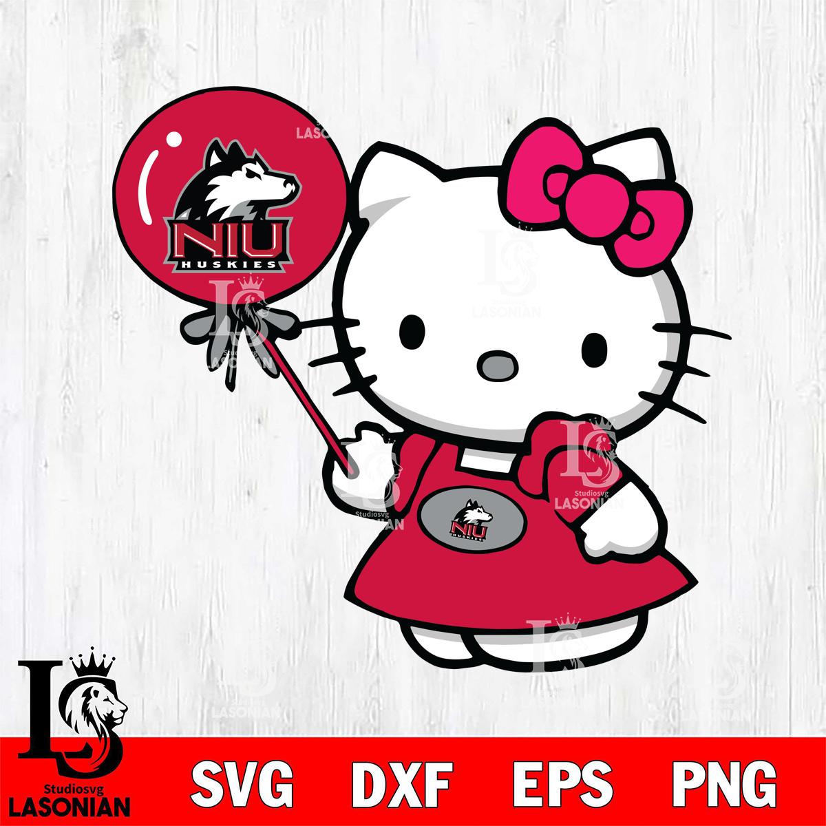 Northern Illinois Huskies Cute Hello Kitty 2 – lasoniansvg