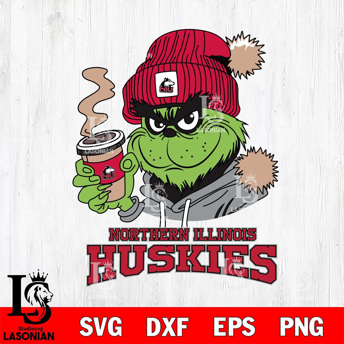 Northern Illinois Huskies Grinch Cofffe Hoodie – lasoniansvg