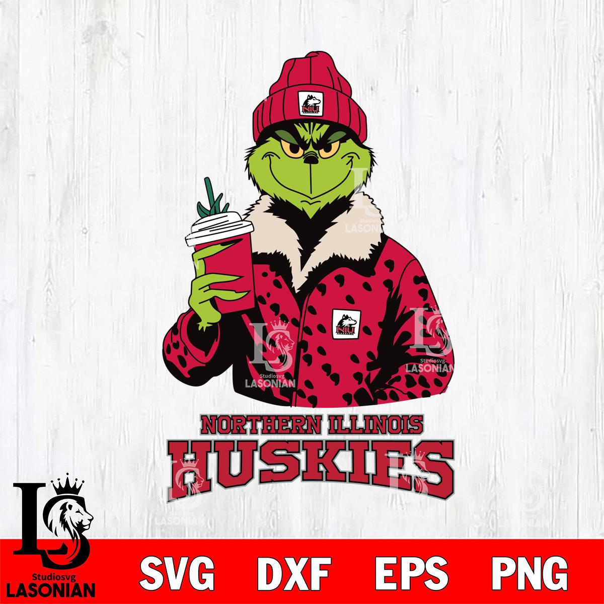 Northern Illinois Huskies Grinch Leopard – lasoniansvg