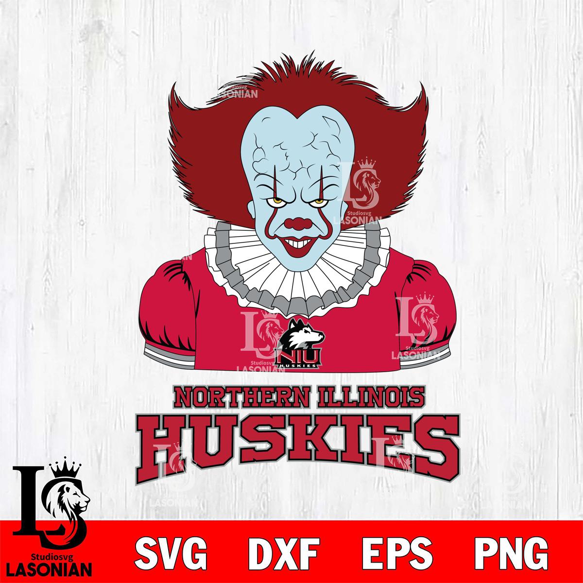 Northern Illinois Huskies Pennywise Horror Sport 5 – lasoniansvg