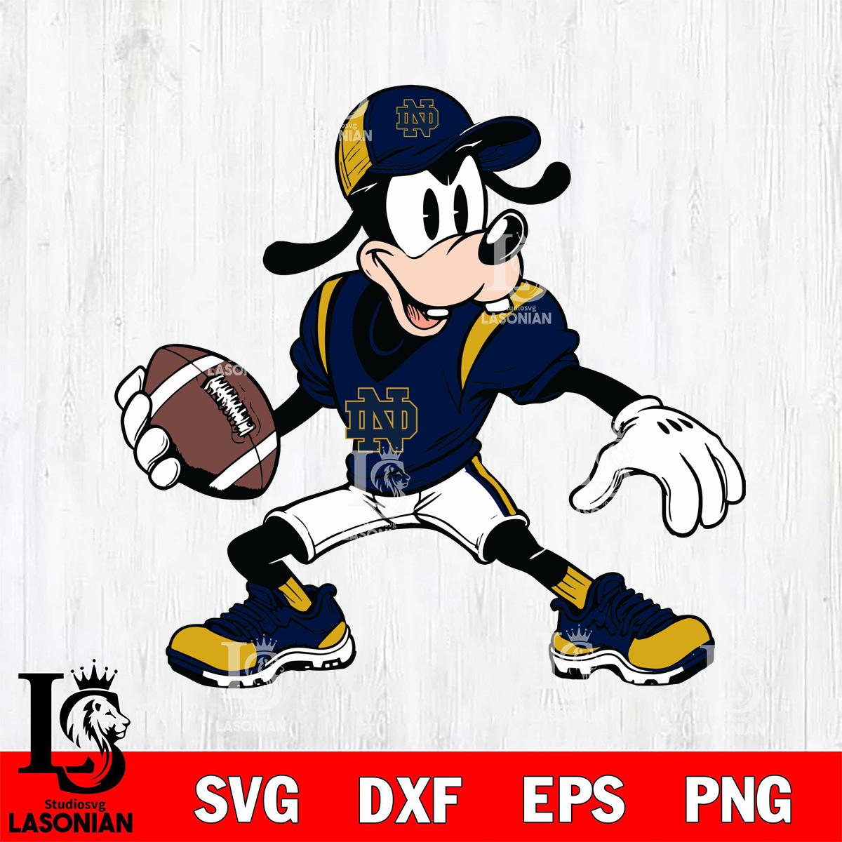 Notre Dame Fighting Irish Goofy – lasoniansvg