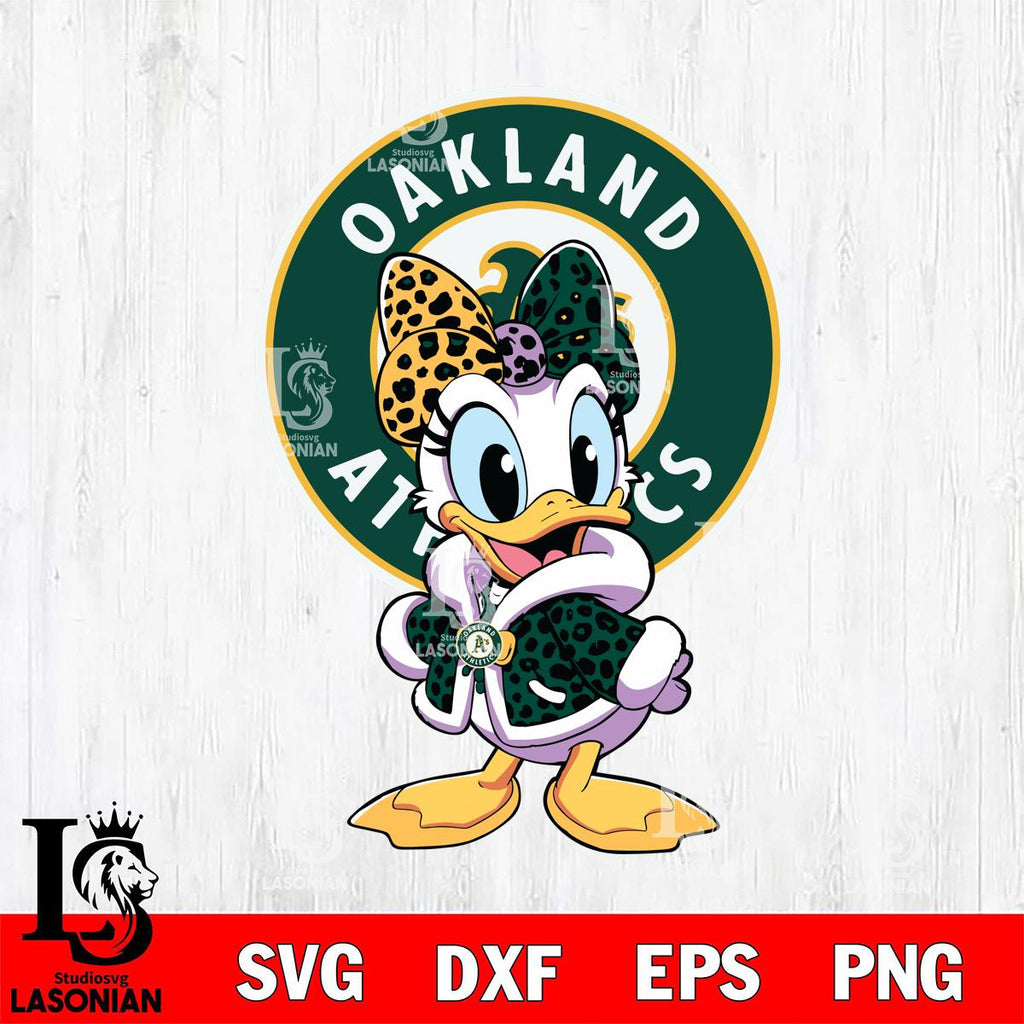Oakland Athletics Fancy Daisy Duck Disney – lasoniansvg