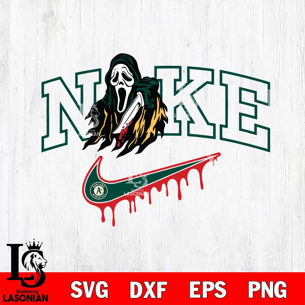 Oakland Athletics Ghostface Nike – lasoniansvg