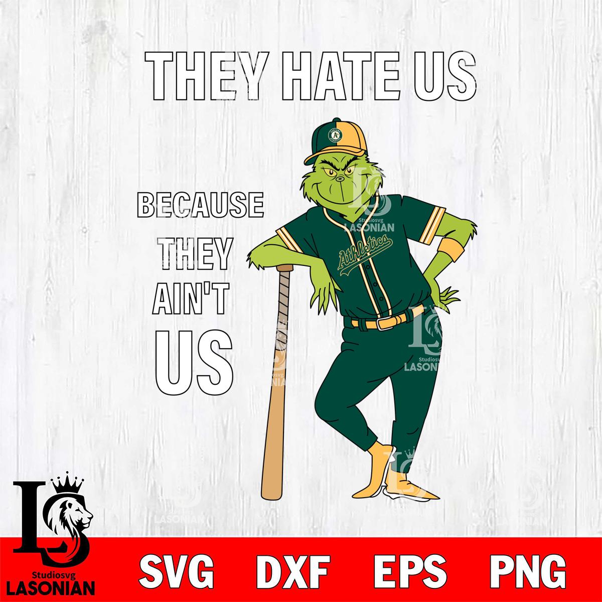 Oakland Athletics Grinch Baseball Funny – lasoniansvg