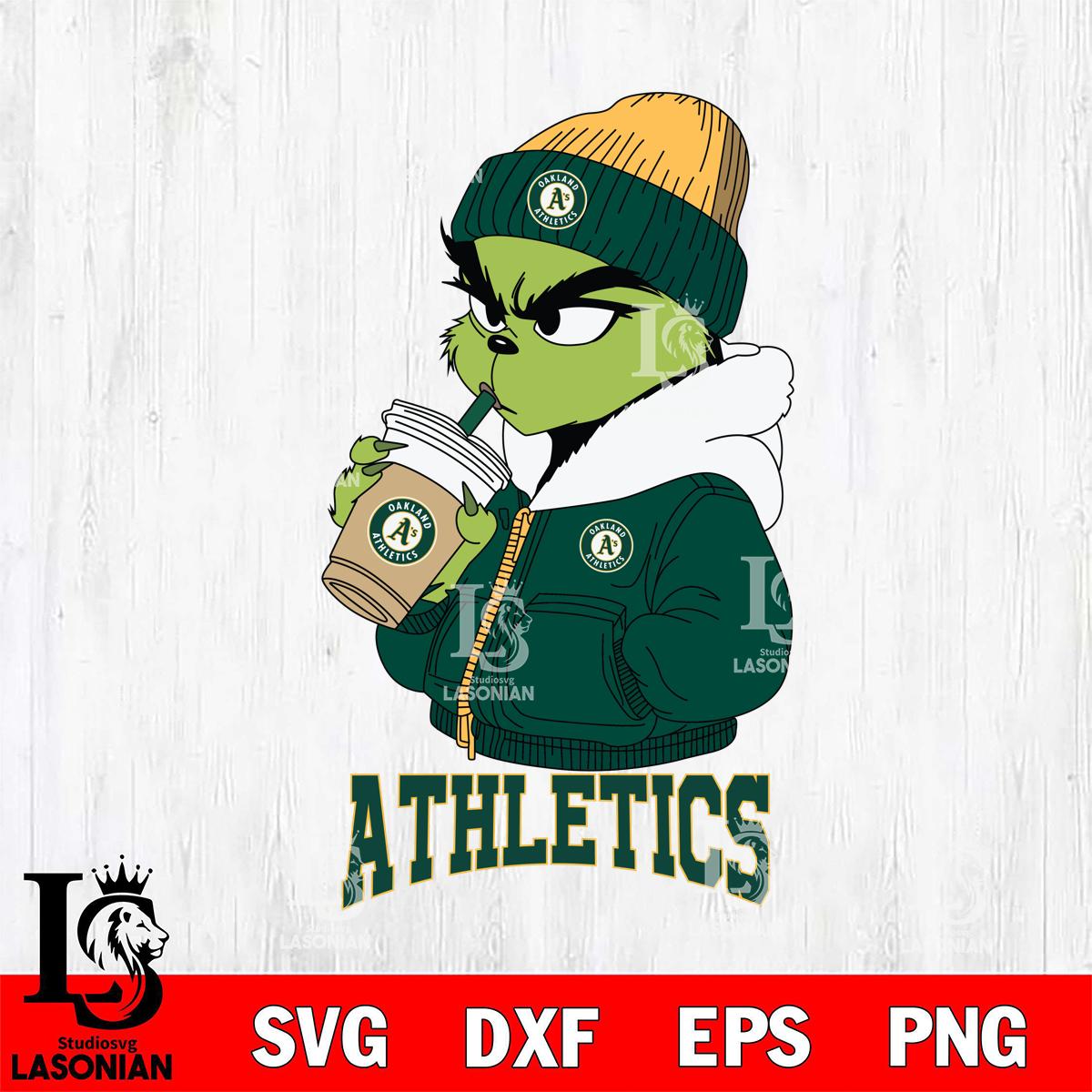 Oakland Athletics Grinch Bougie Sport – lasoniansvg