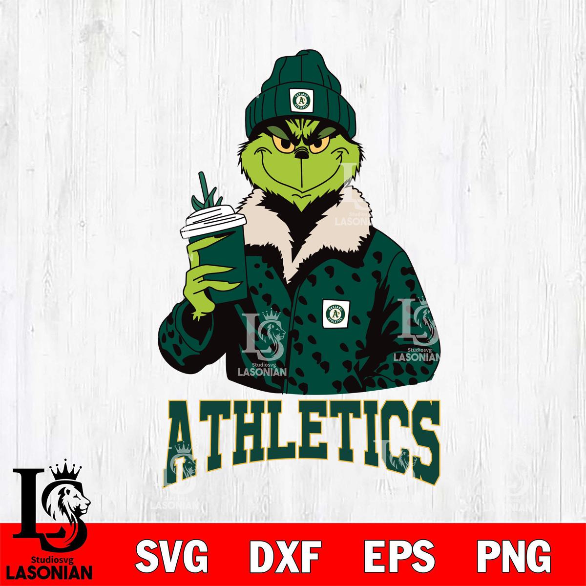 Oakland Athletics Grinch Leopard – lasoniansvg