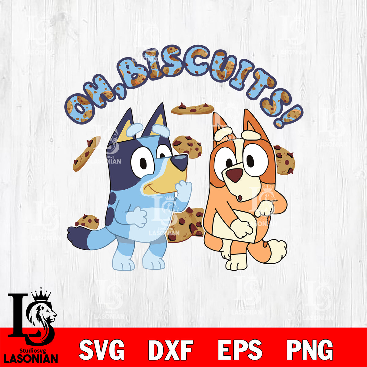 Oh Biscuits Bluey – lasoniansvg