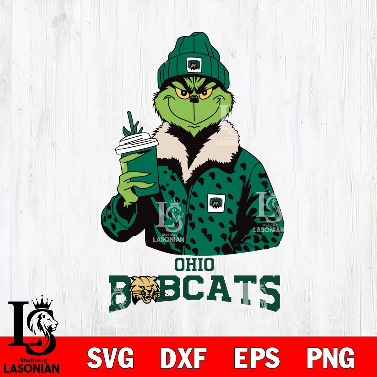 Ohio Bobcats Grinch Christmas – lasoniansvg