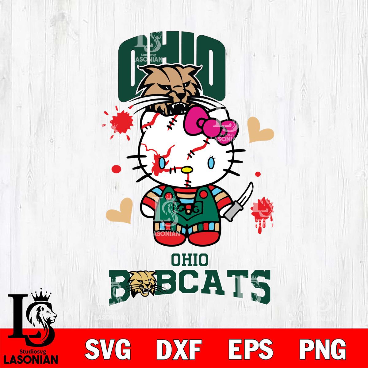 Ohio Bobcats Hello Kitty Horror 2 – lasoniansvg