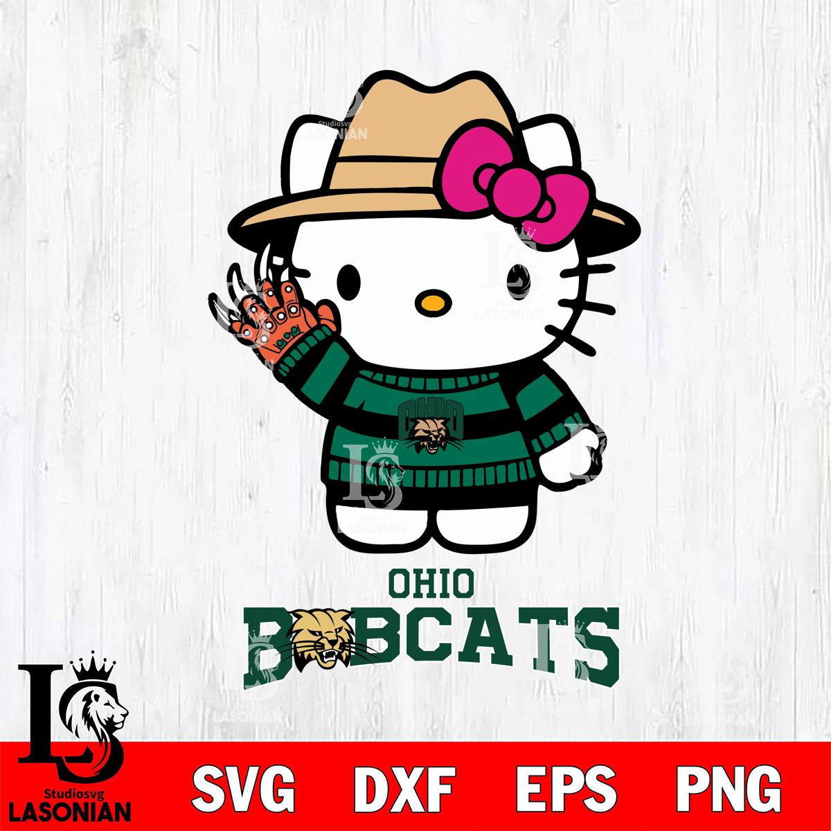 Ohio Bobcats Hello Kitty Horror 6 – lasoniansvg