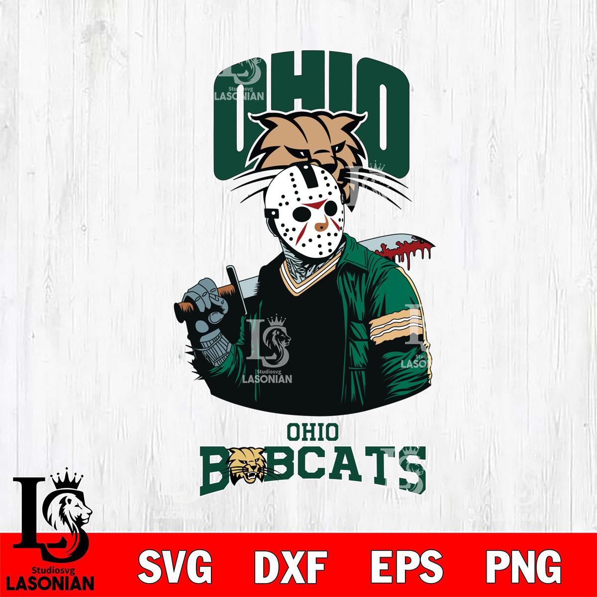 Ohio Bobcats Jason Voorhees 10 – lasoniansvg