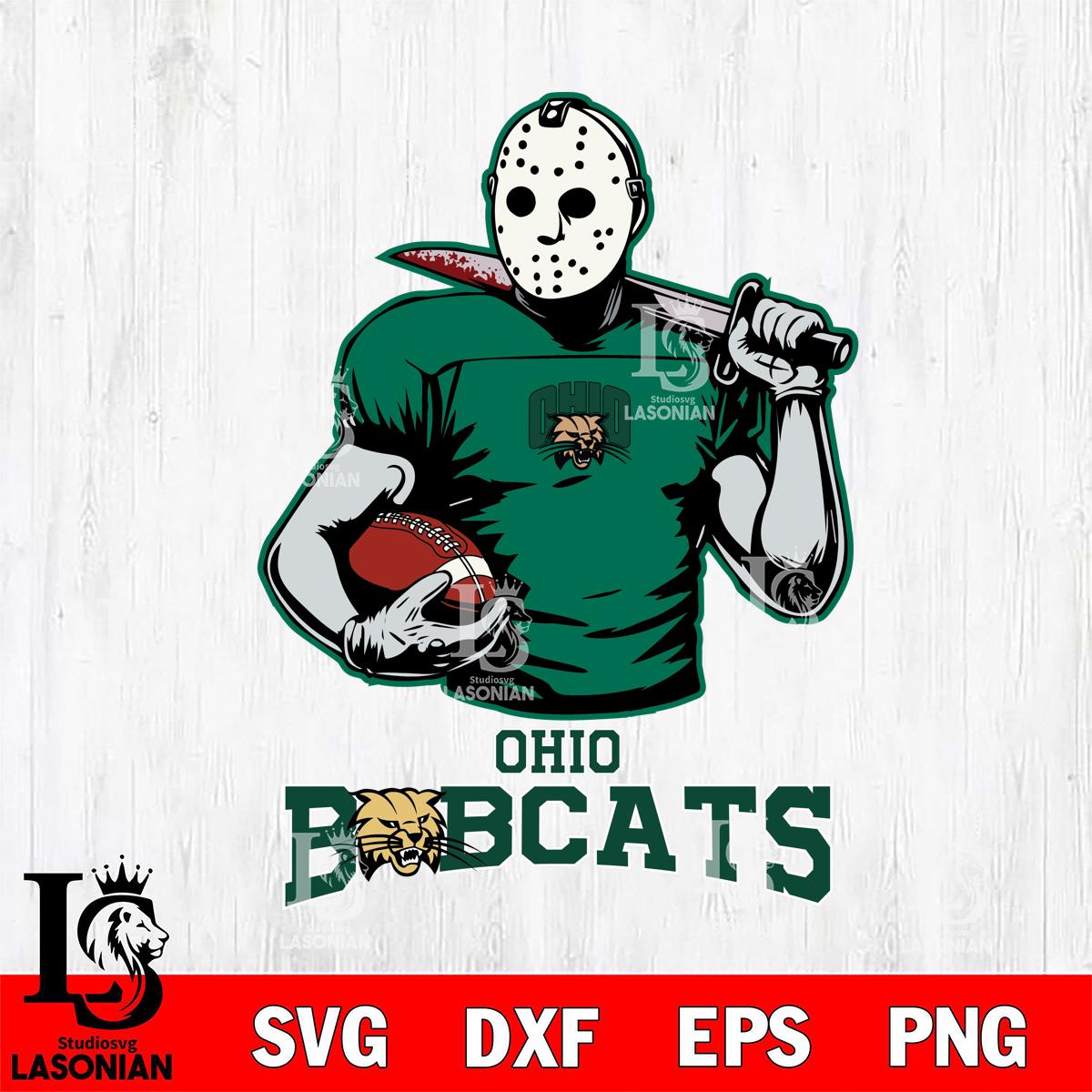 Ohio Bobcats Jason Voorhees 9 – lasoniansvg