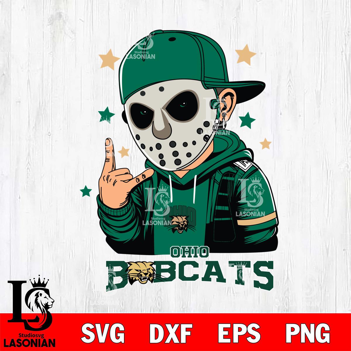 Ohio Bobcats Jason Voorhees Horror 9 – lasoniansvg