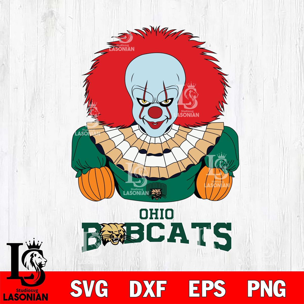 Ohio Bobcats Pennywise Horror Sport 3 – lasoniansvg