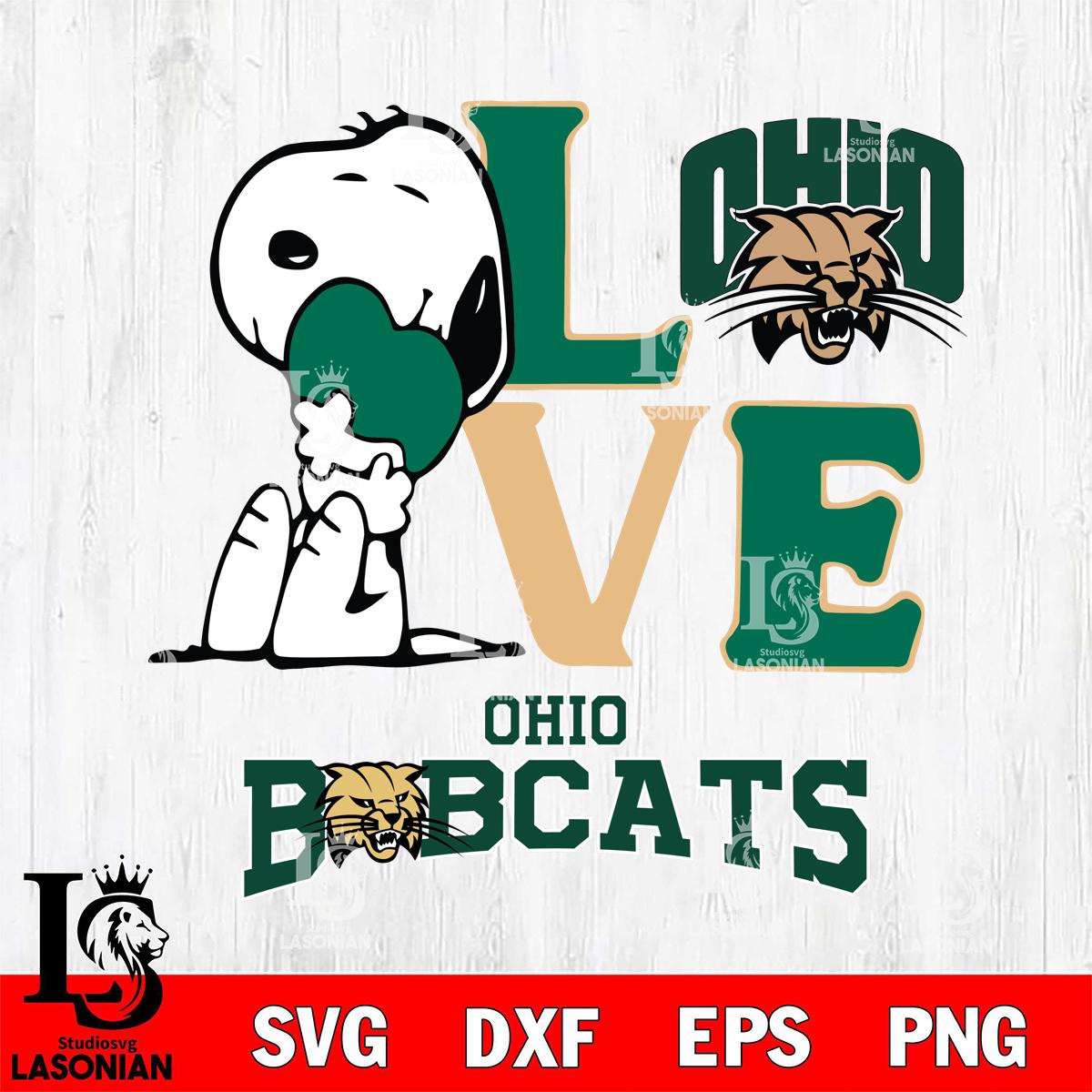 Ohio Bobcats Snoopy Sport 10 – lasoniansvg