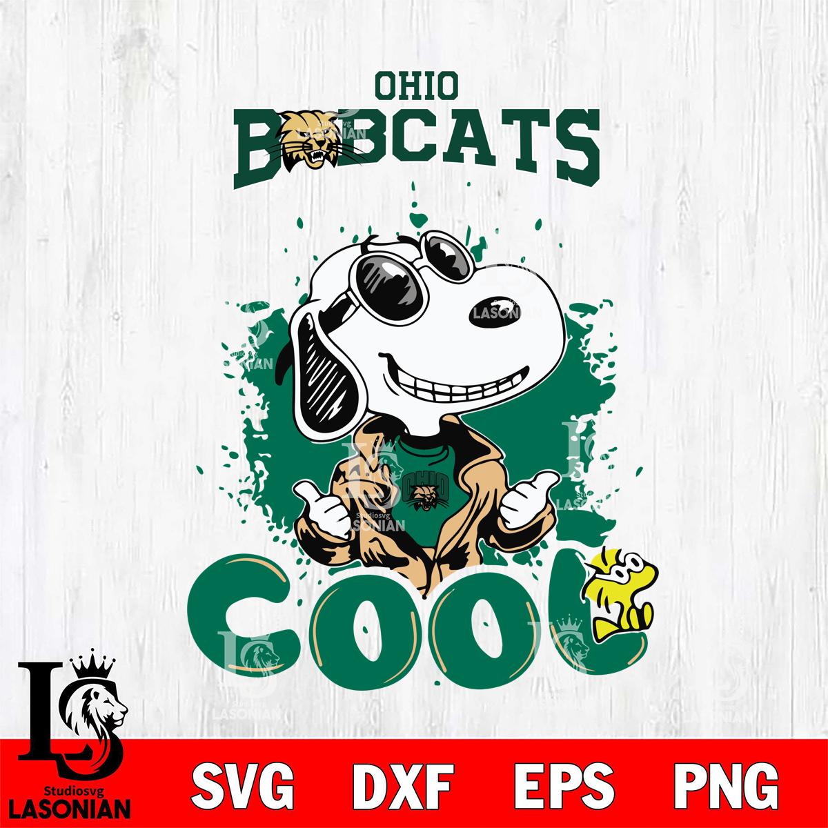 Ohio Bobcats Snoopy Sport 7 – lasoniansvg