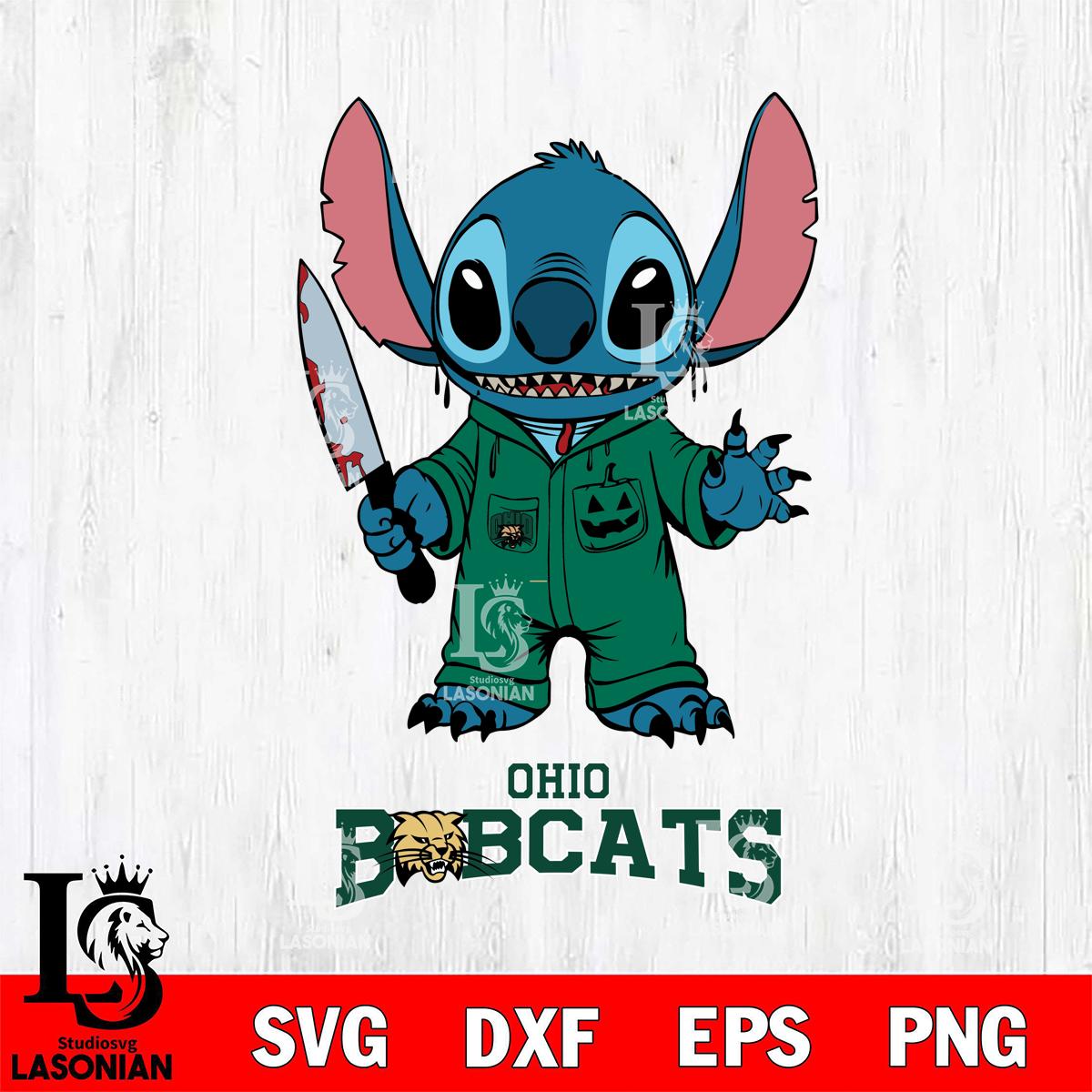 Ohio Bobcats Stitch Horror 2 – lasoniansvg