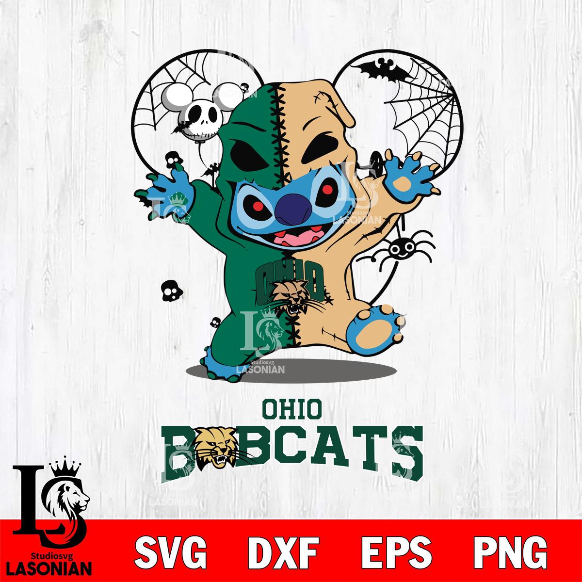 Ohio Bobcats Stitch Horror Halloween 2 – lasoniansvg