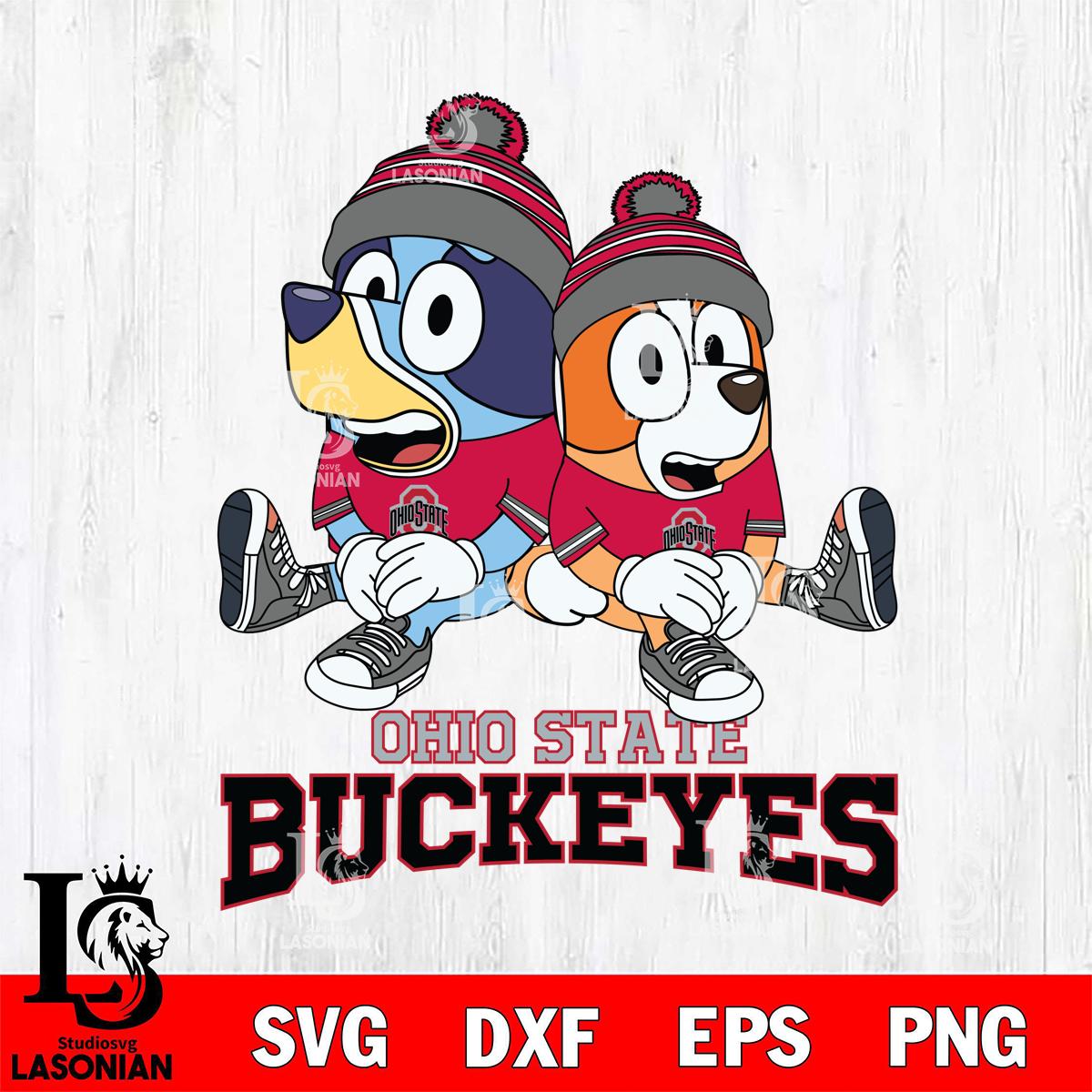 Ohio State Buckeyes Bluey & Bingo 8 – lasoniansvg